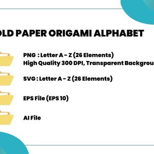 Old Paper Origami Alphabet Clipart, Folding Paper Alphabet Vector Png ...