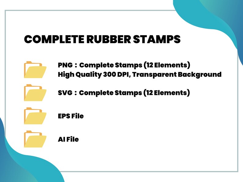Complete Rubber Stamps Clipart, Complete Digital Stamps Grunge Vector ...