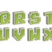 Arcade Alphabet Clipart, Pixel Alphabet Vector Png Eps Ai, Arcade Pixel ...