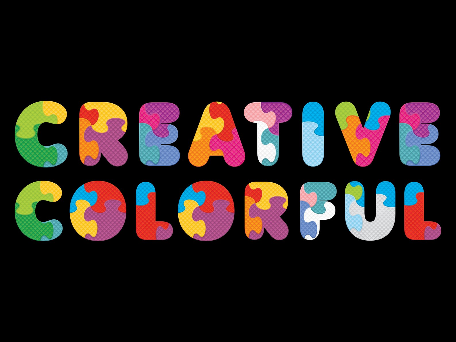 Creative Colorful Alphabet Clipart, Colorful Alphabet Vector Png Svg ...