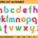 Paper Cut Alphabet Clipart Paper Cut Alphabet Vector Png Svg - Etsy
