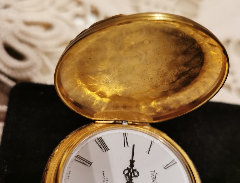 Vintage Timemaster By,,, Oberon Watch Co" 17 Jewels Gold Plated ...