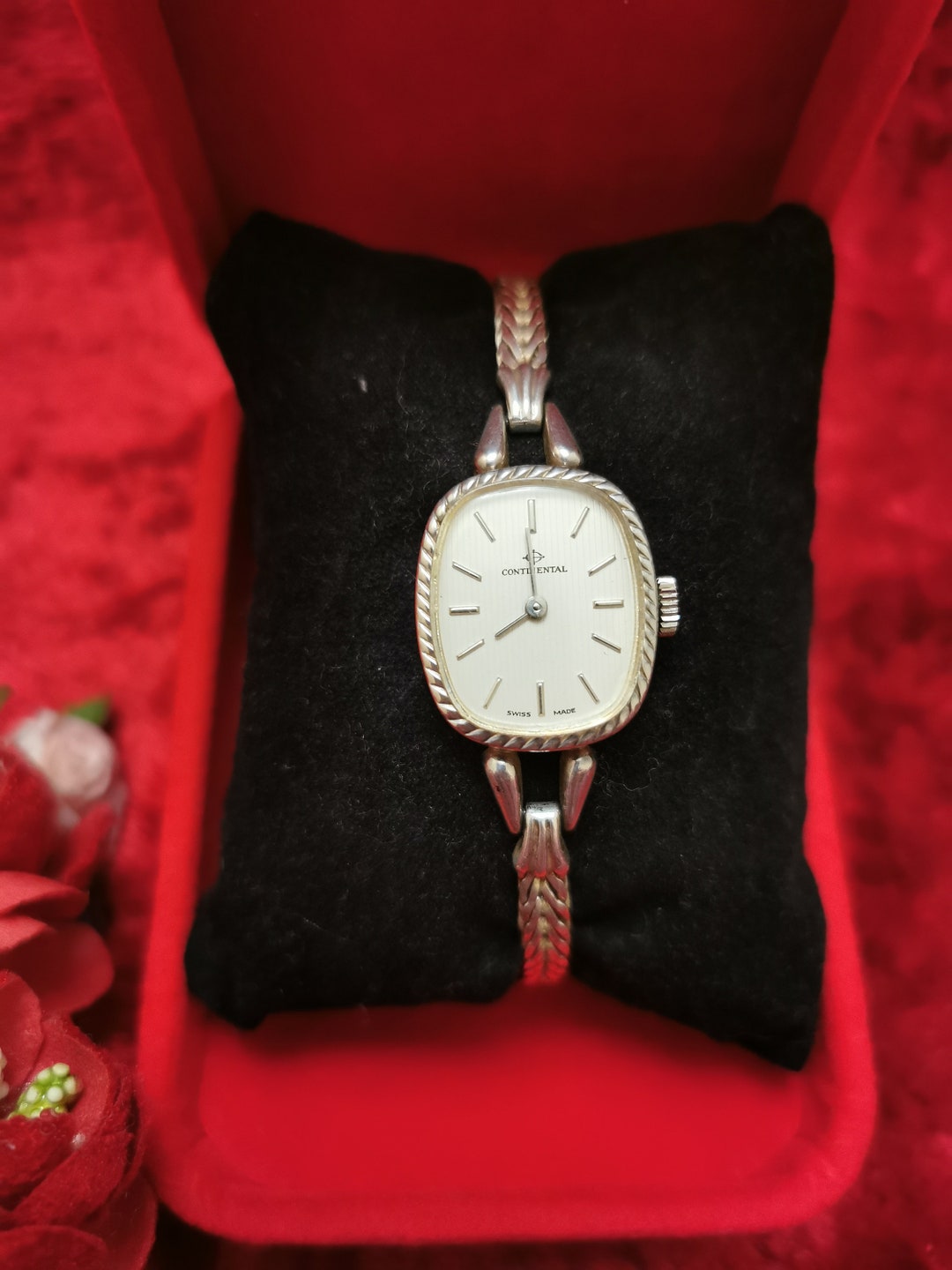 Vintage,, Continental"2111 Mechanical Ladies Watch Gold Tone Swiss Made ...