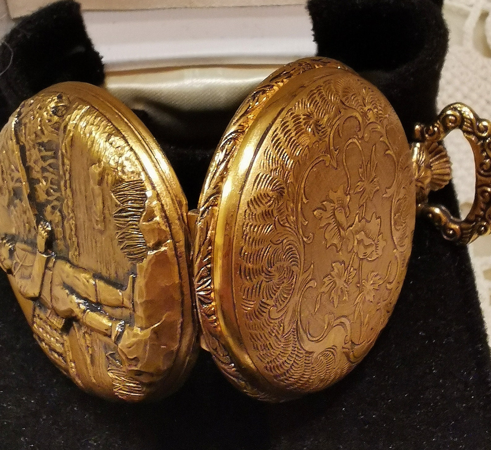 Vintage Timemaster By,,, Oberon Watch Co" 17 Jewels Gold Plated ...