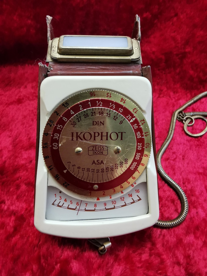 Vintage Zeiss Ikon Ikophot Light Meter – German Selenium Exposure Meter ...
