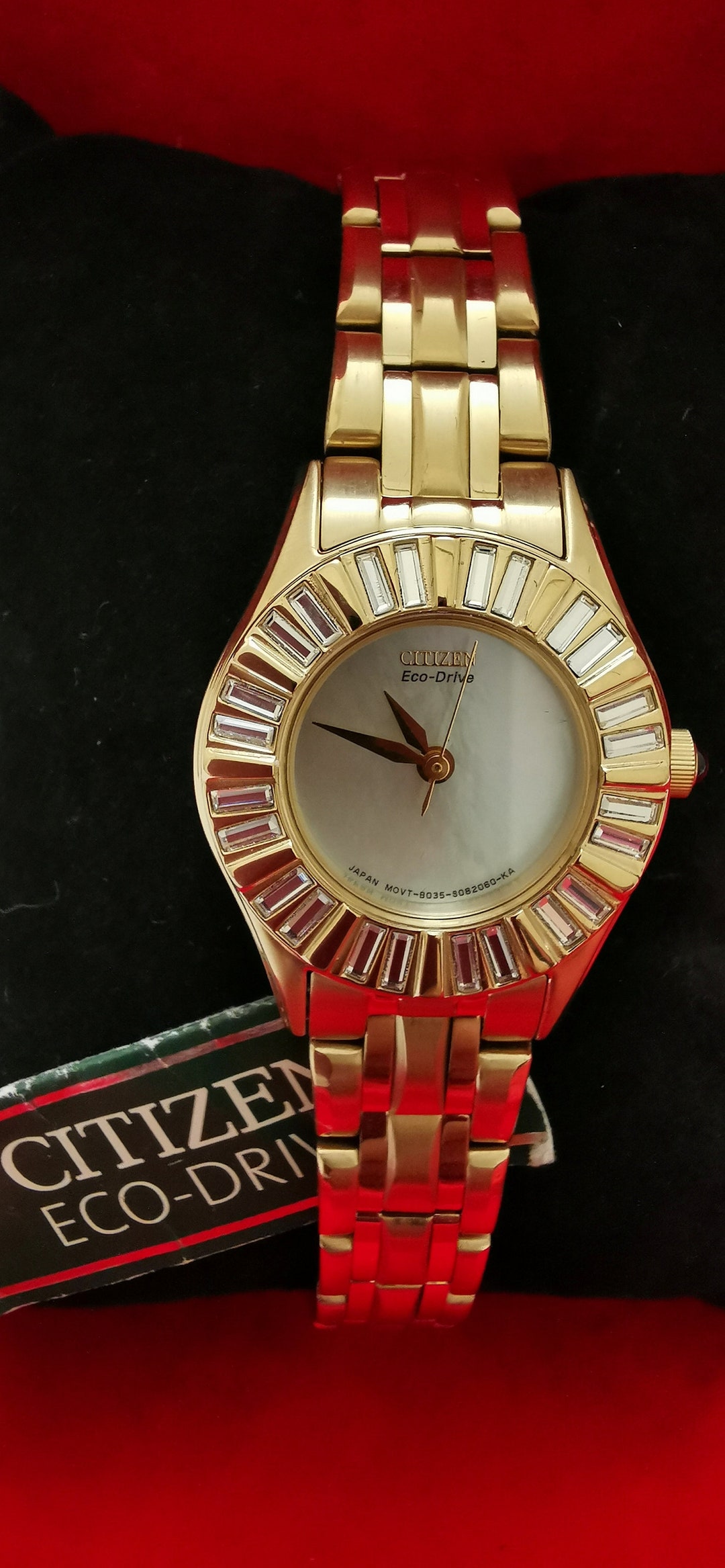 Citizen Eco Drive EW5372-55D Crystal Luxury Collection Ladies Watch ...