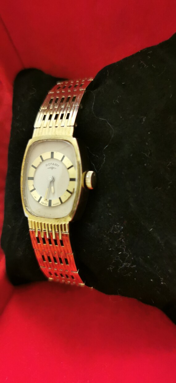 Vintage Rotary 186456 Mechanical Golden plated steel … - Gem