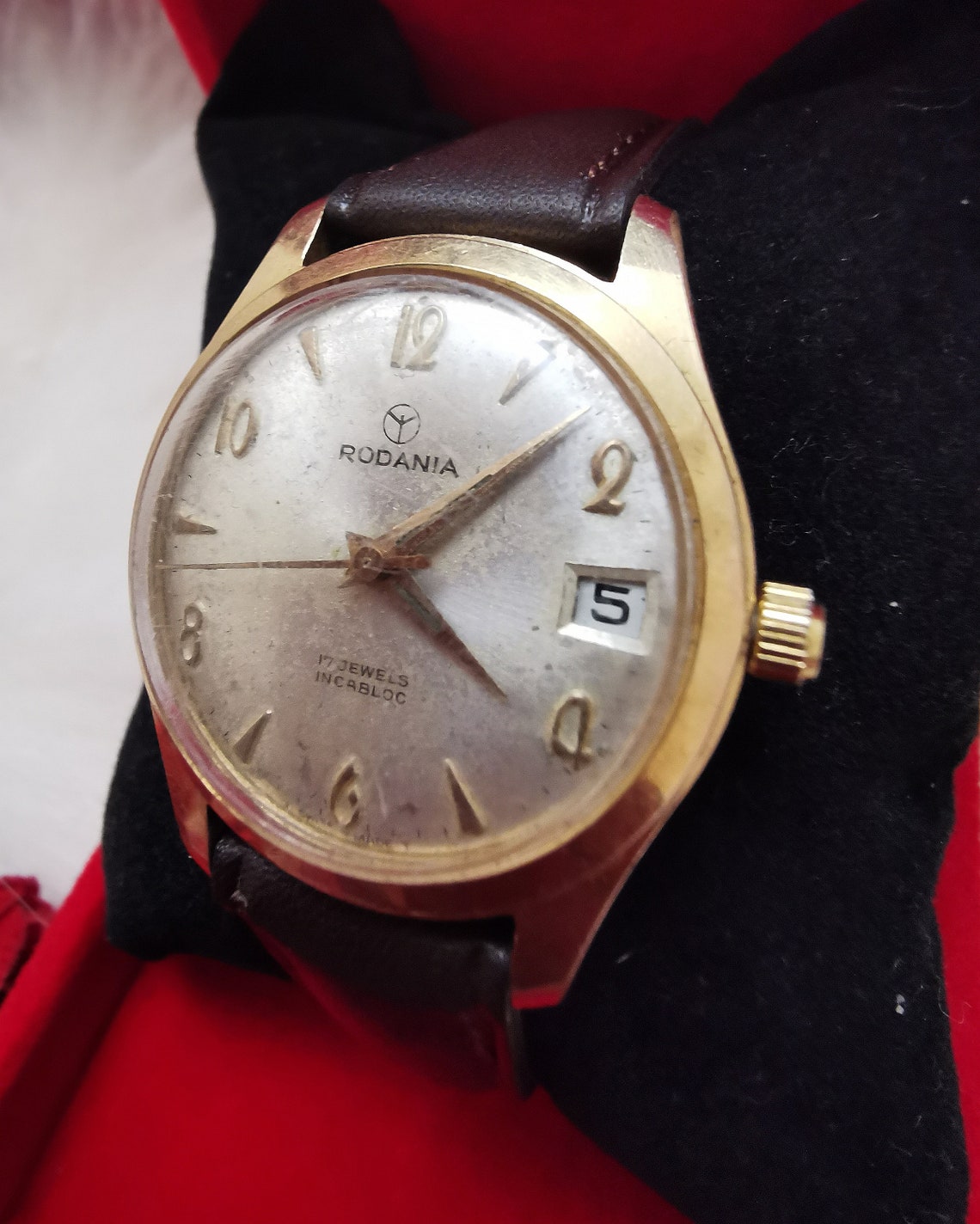 Vintage Mechanical,, Rodania" 17 Jewels Incabloc Men Watch 1960's Swiss Made - Etsy