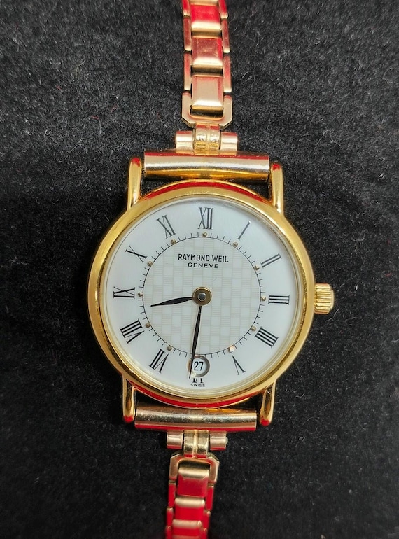 Vintage Raymond Weil Geneve 9923 18K Electroplated 19… - Gem