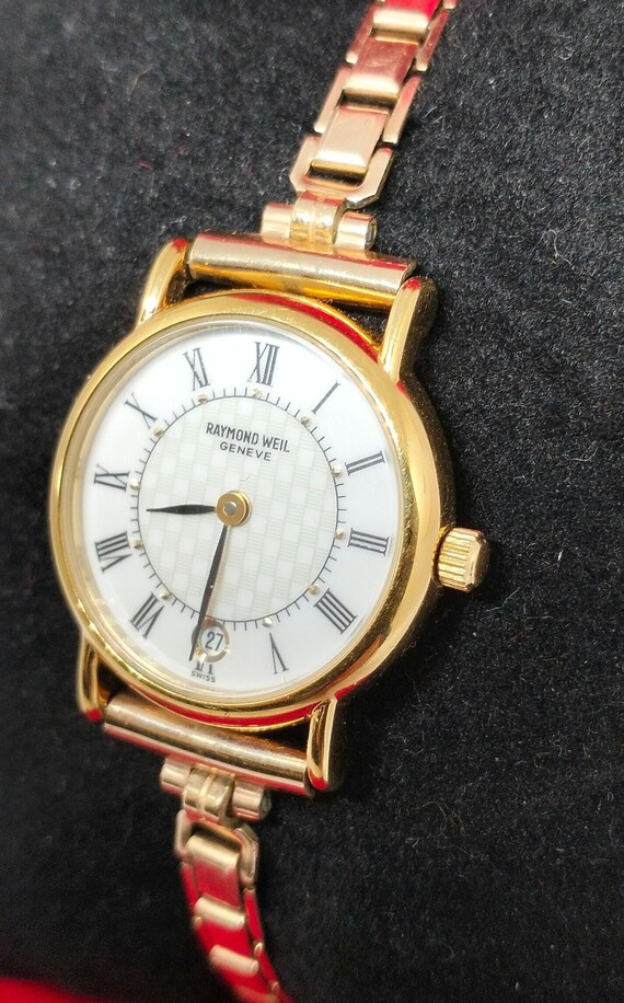 Vintage Raymond Weil Geneve 9923 18K Electroplated 19… - Gem