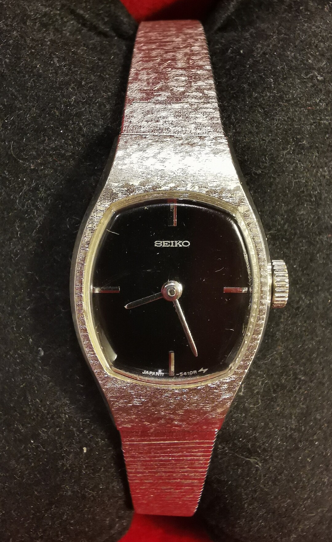 Vintage "seiko" 11150 Mechanical Japan Ladies Watch Snake Skin Design ...