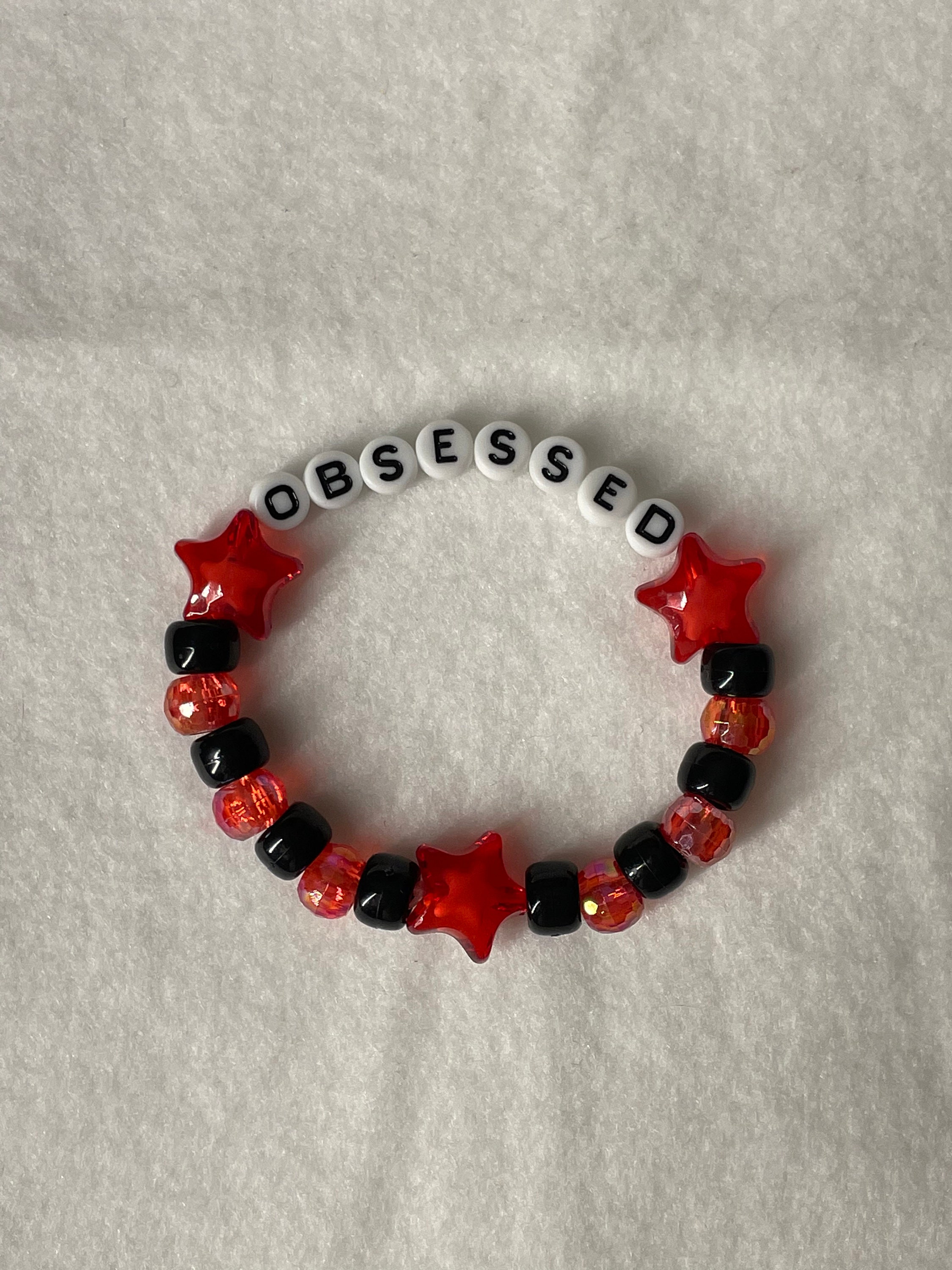 CUSTOM CONCERT BRACELETS [5-pack] Songs/lyric-inspired Beaded Letter ...
