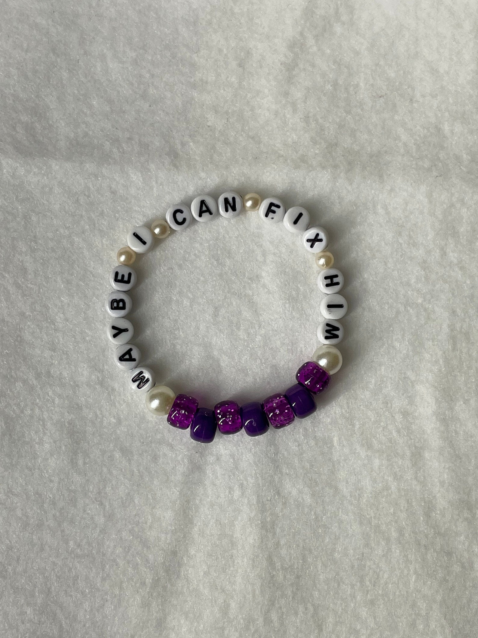 CUSTOM CONCERT BRACELETS [5-pack] Songs/lyric-inspired Beaded Letter ...