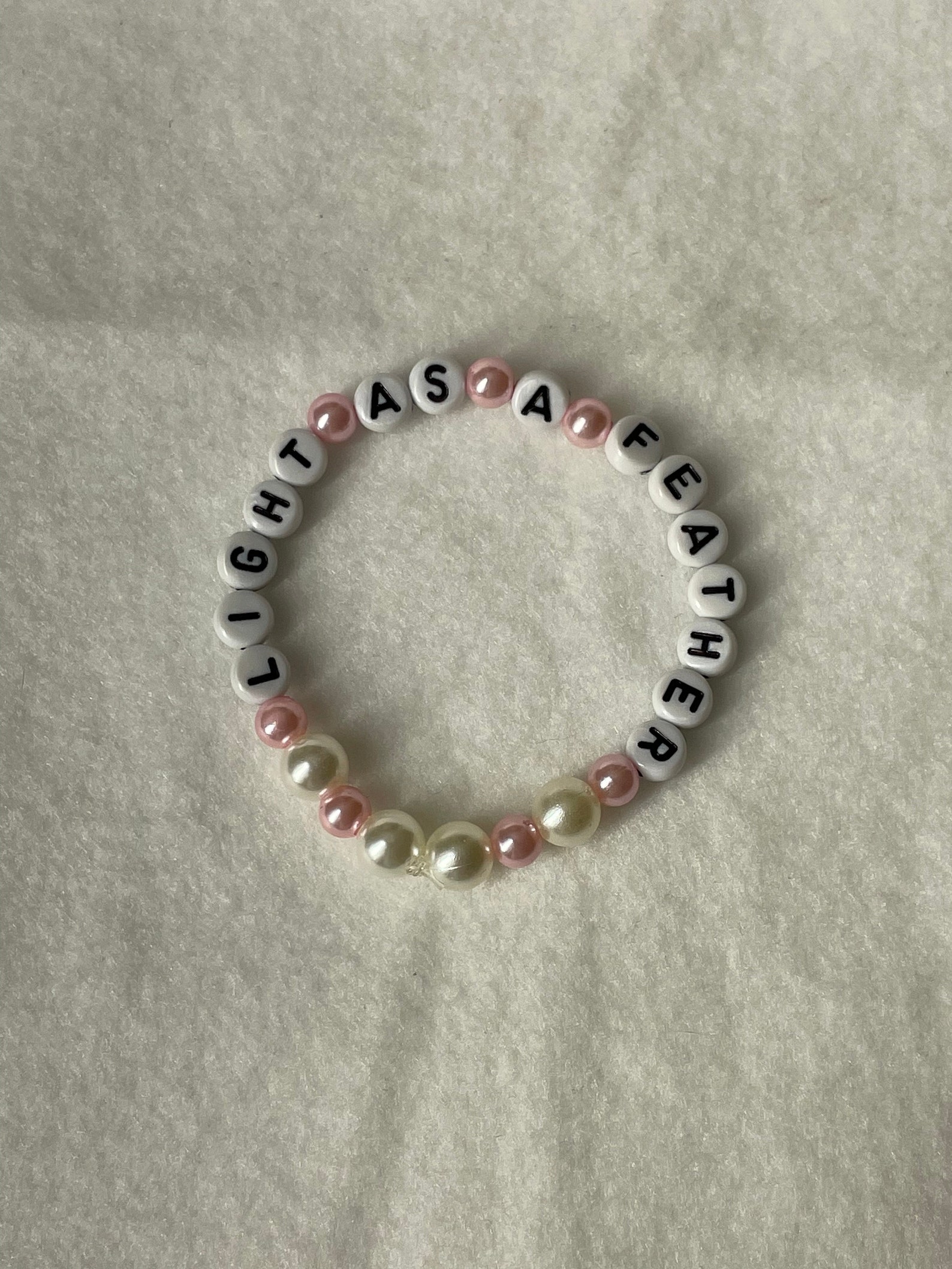 CUSTOM CONCERT BRACELETS [5-pack] Songs/lyric-inspired Beaded Letter ...