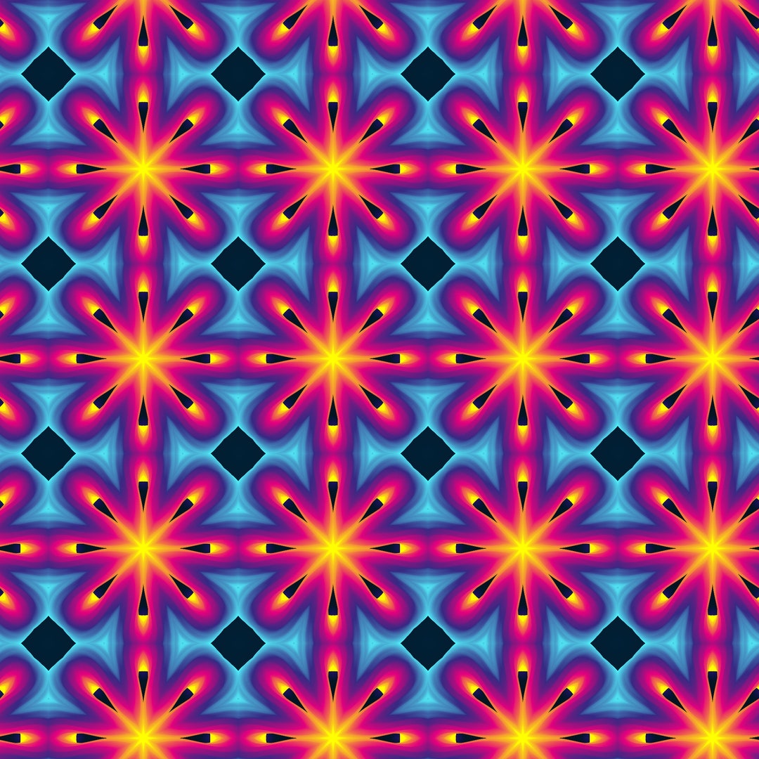 Neon Digital Paper - Etsy