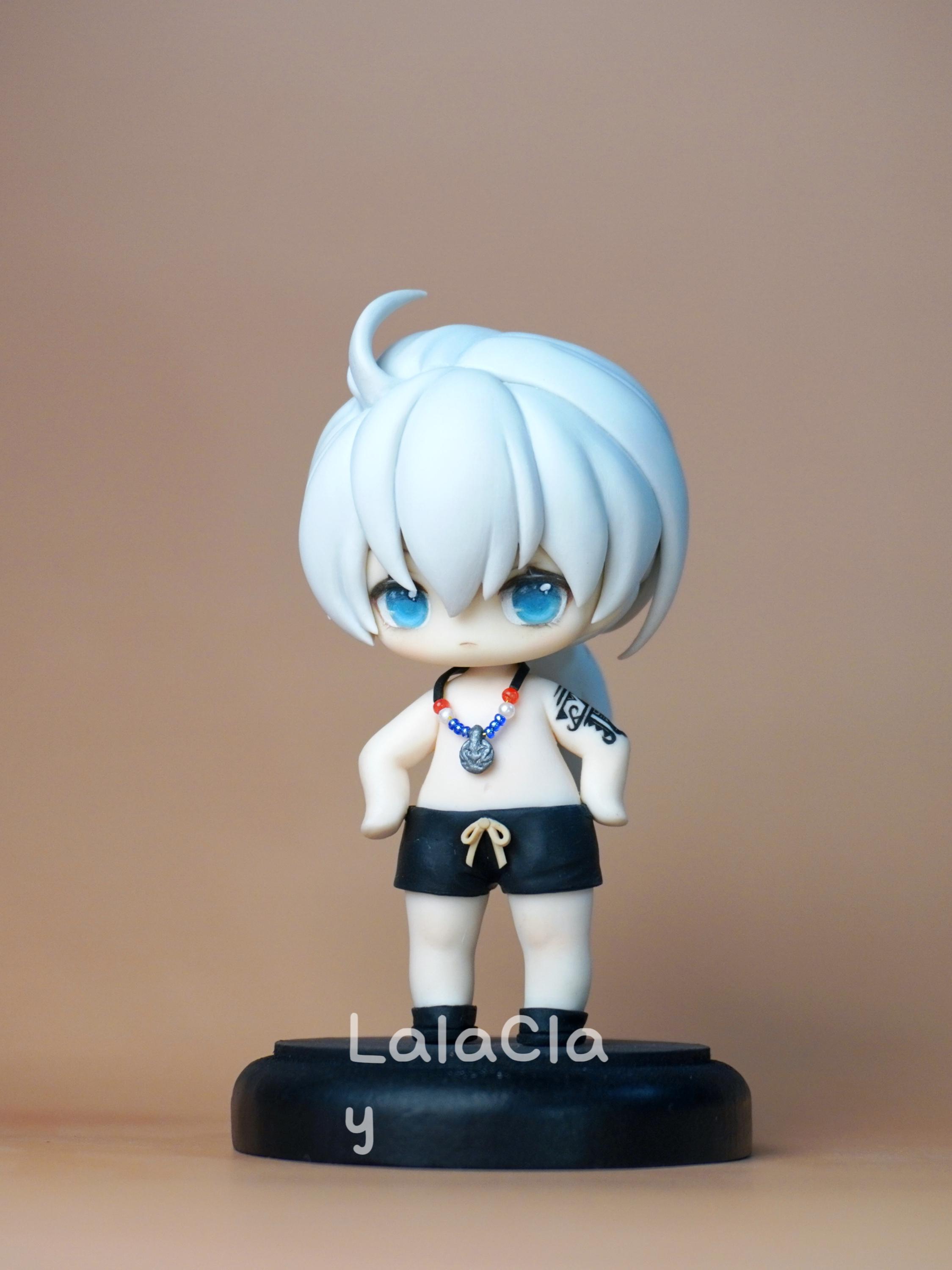 Custom Anime Figure, FFXIV Lalafell Chibi Figure, Polymer Clay ...