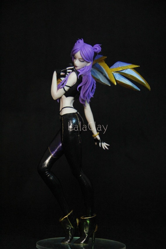 Commission Work KDA Kaisa Clay Figurine Custom Lol Clay - Etsy