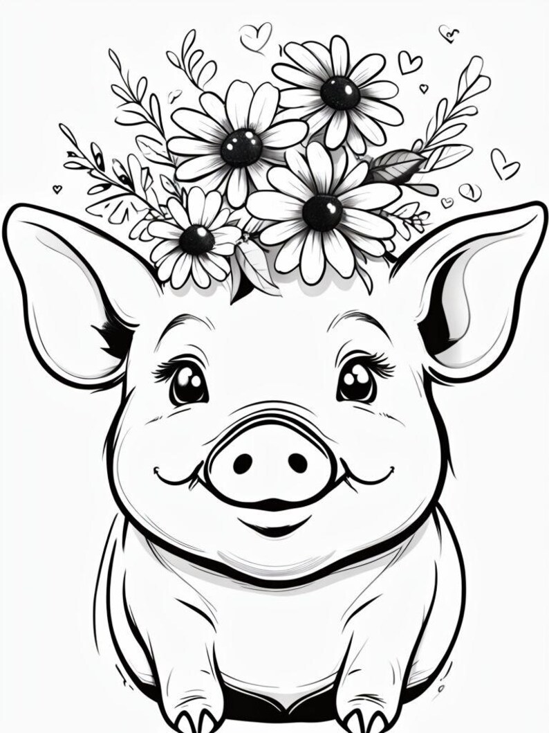 Whimsical Woodland Friends Coloring Pages - Etsy