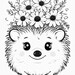 Whimsical Woodland Friends Coloring Pages - Etsy