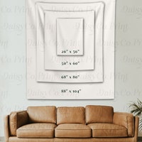 Tapestry Size Chart, Product and Size Info, Digital Download, Enhance ...