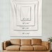 Tapestry Mockup Size Chart, Tapestry Size Chart, Generic Brand Indoor ...