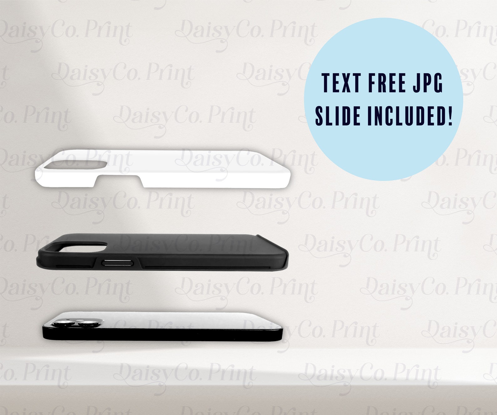 Tough Case Mockup Size Chart, Tough Phone Case Mockup, Generic Brand ...