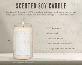 Candle Sizing Chart - Etsy