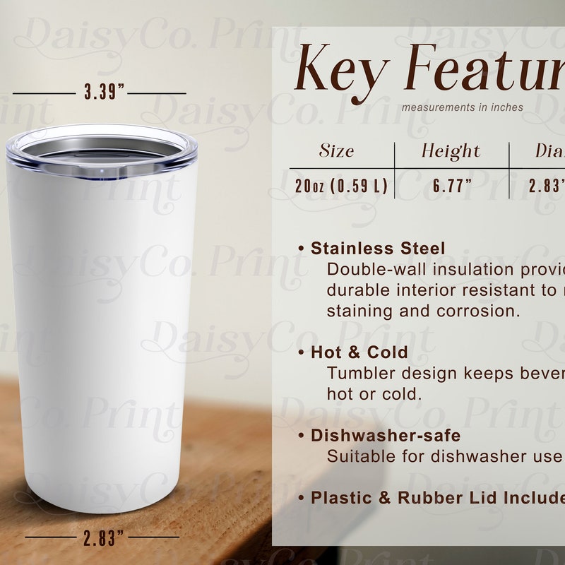 20 Oz Tumbler Template - Etsy