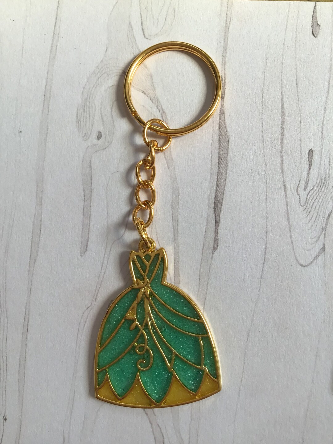 Disney Princess and the Frog Inspired Resin Dress Keyring - Etsy UK