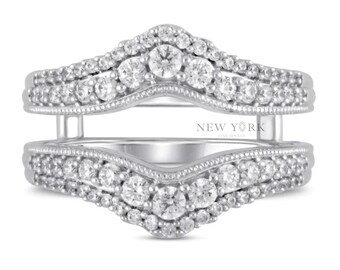 Insert Twisted Diamond Wedding Band - Etsy