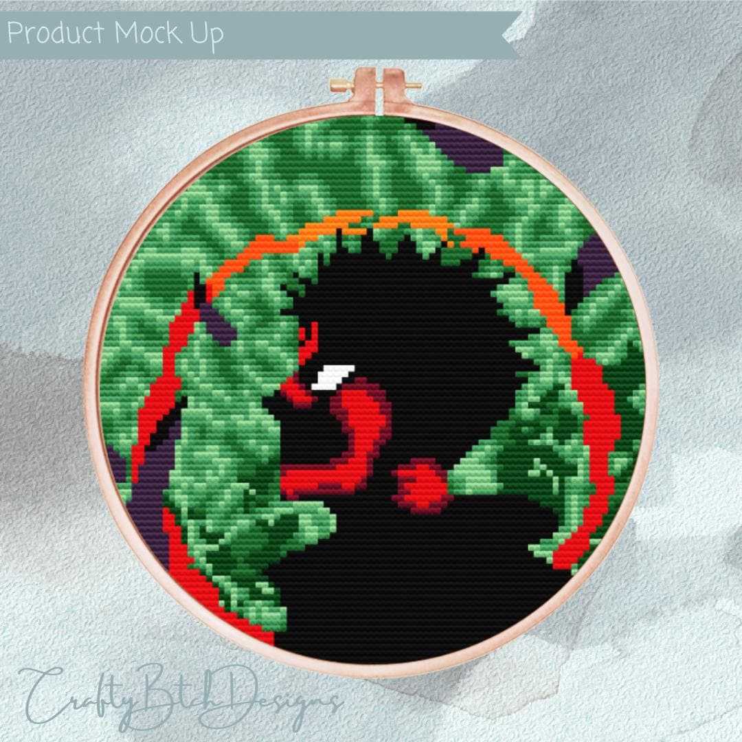 Jujutsu Kaisen Cross Stitch Pattern - JJK Yuji Itadori Sukuna - Instant ...
