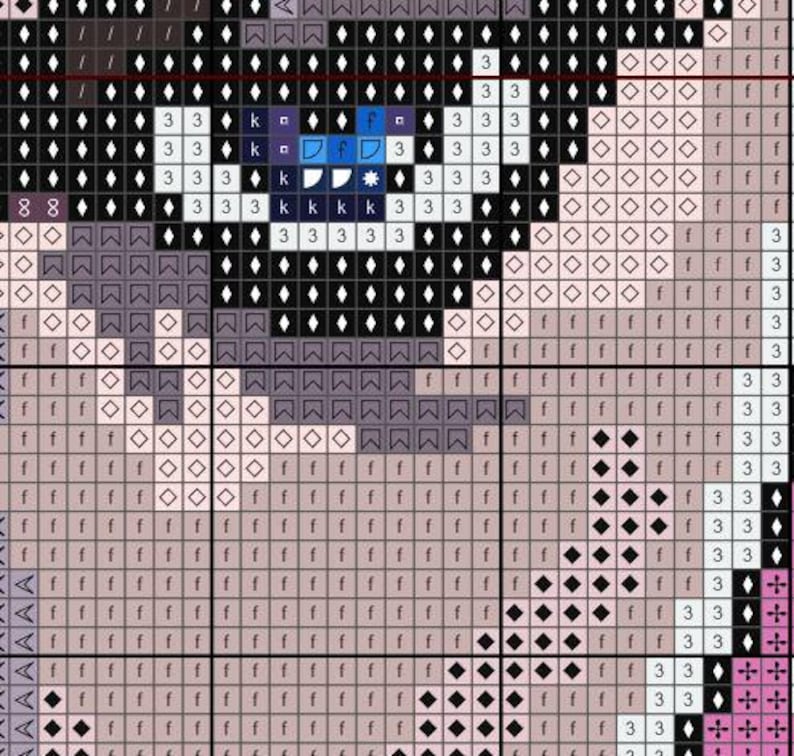 Jinx Arcane Cross Stitch Pattern - Instant Download - League of Legends ...