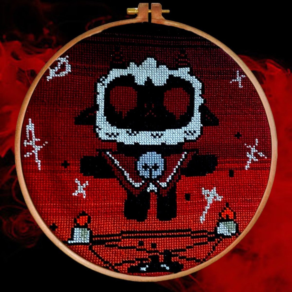 Cult of the Lamb Cross Stitch Pattern - Instant Download - Gaming Cross ...