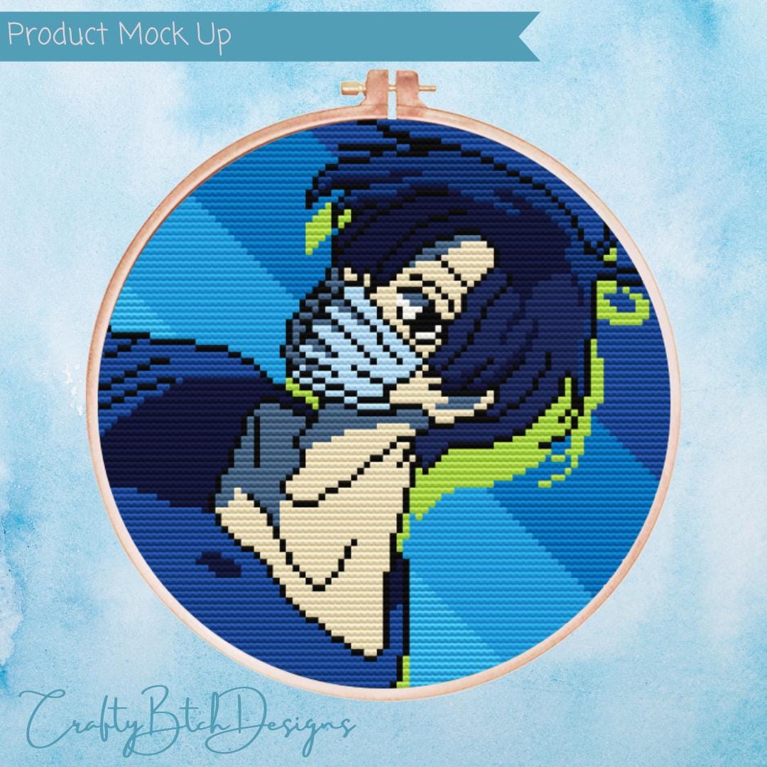 Sakamoto Days - Mafuyu Seba Cross Stitch Pattern - Instant Download ...