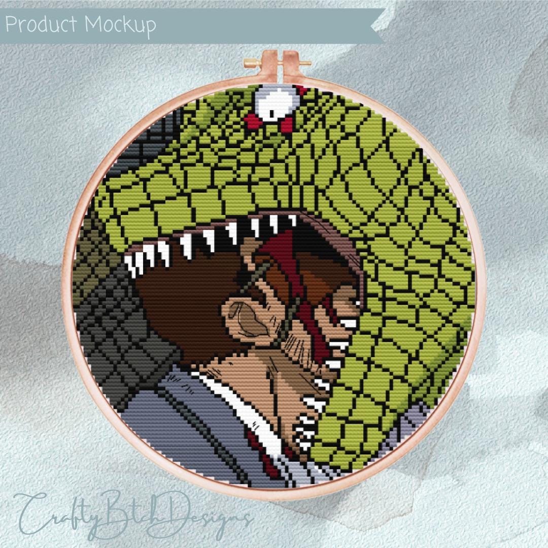 Dorohedoro Kaiman Bite Cross Stitch Pattern - Instant Download - Anime ...