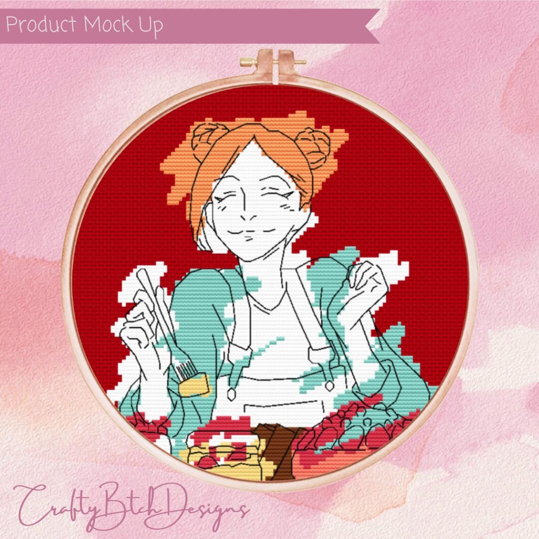 Jujutsu Kaisen - Nobara Kugisaki JJK Cross Stitch Pattern - Instant ...