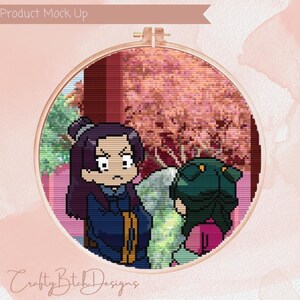 The Apothecary Diaries Cross Stitch Pattern - Instant Download - Jinshi ...