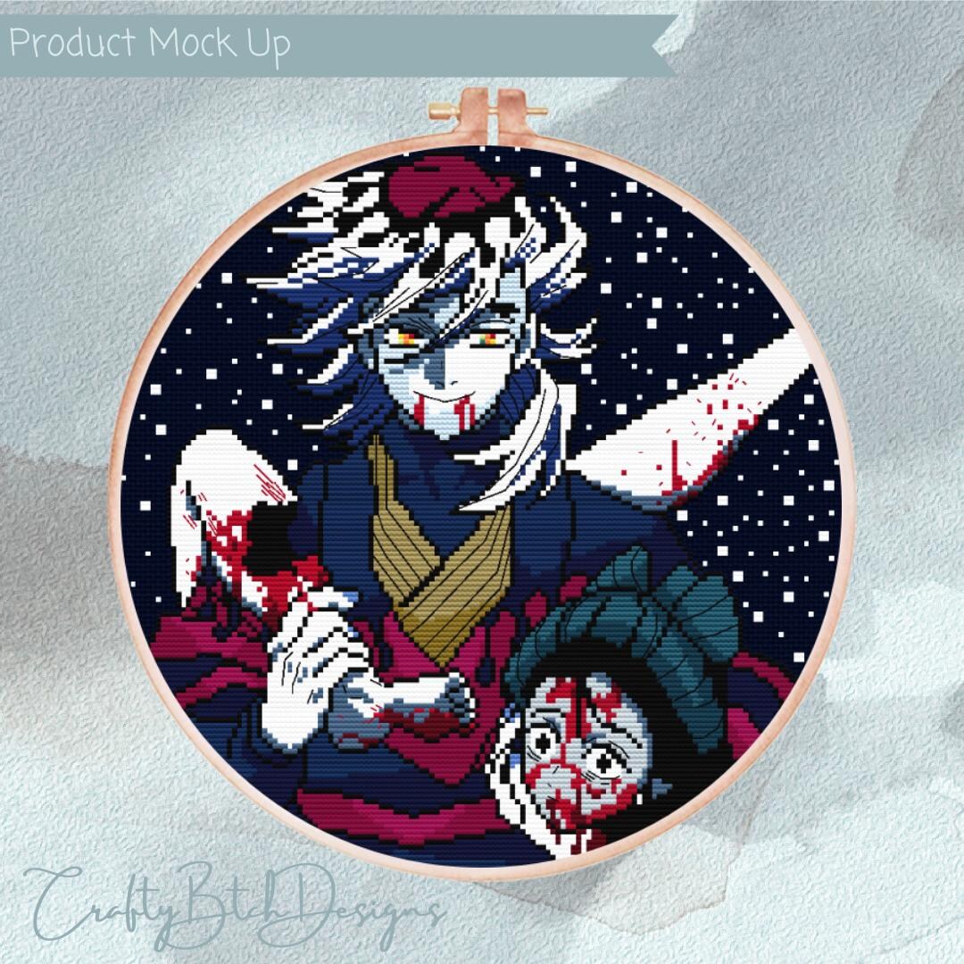Demon Slayer Cross Stitch Pattern - Instant Download - Anime Cross ...
