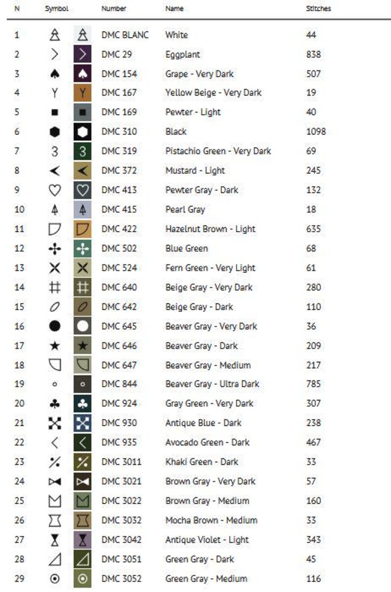 The Apothecary Diaries - Shisui Cross Stitch Pattern - Instant Download ...