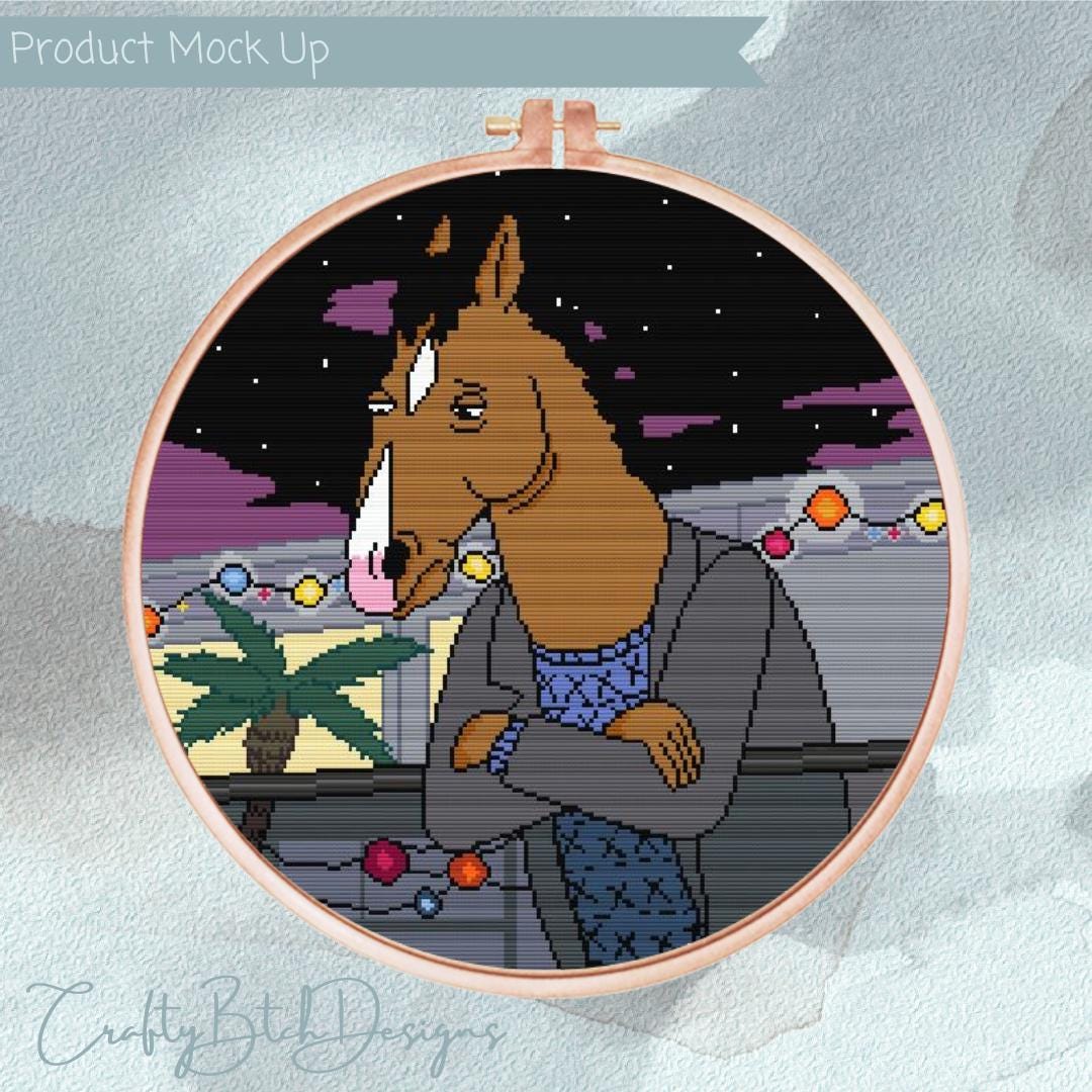 Bojack Horseman Cross Stitch Pattern - Instant Download - Bojack Party ...