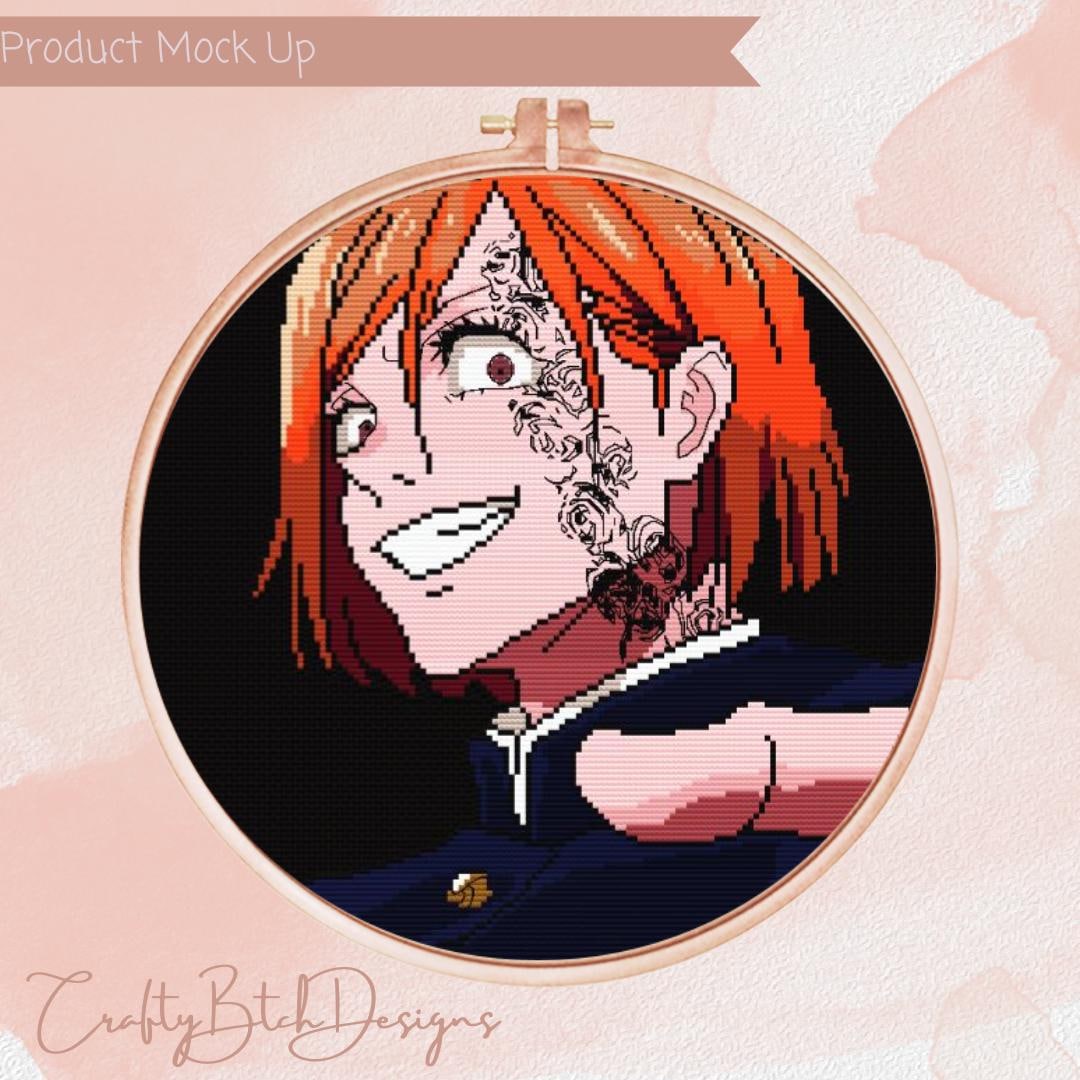 Jujutsu Kaisen Nobara Cross Stitch Pattern - Instant Download - Anime ...