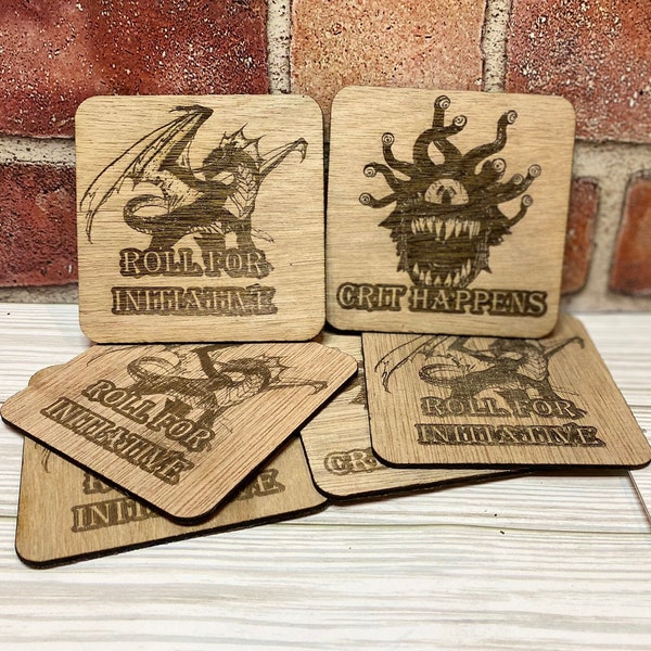Laser Engraved Coasters - Etsy