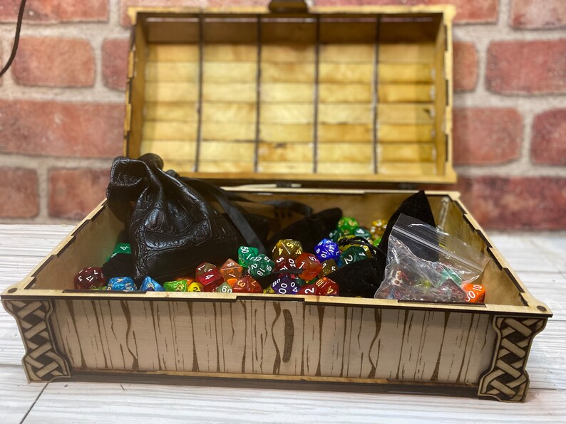 Large Treasure Chest Fantasy Storage Box for Dice - Etsy