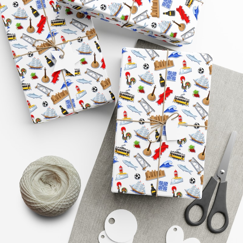 Wrapping Paper Portugal - Etsy