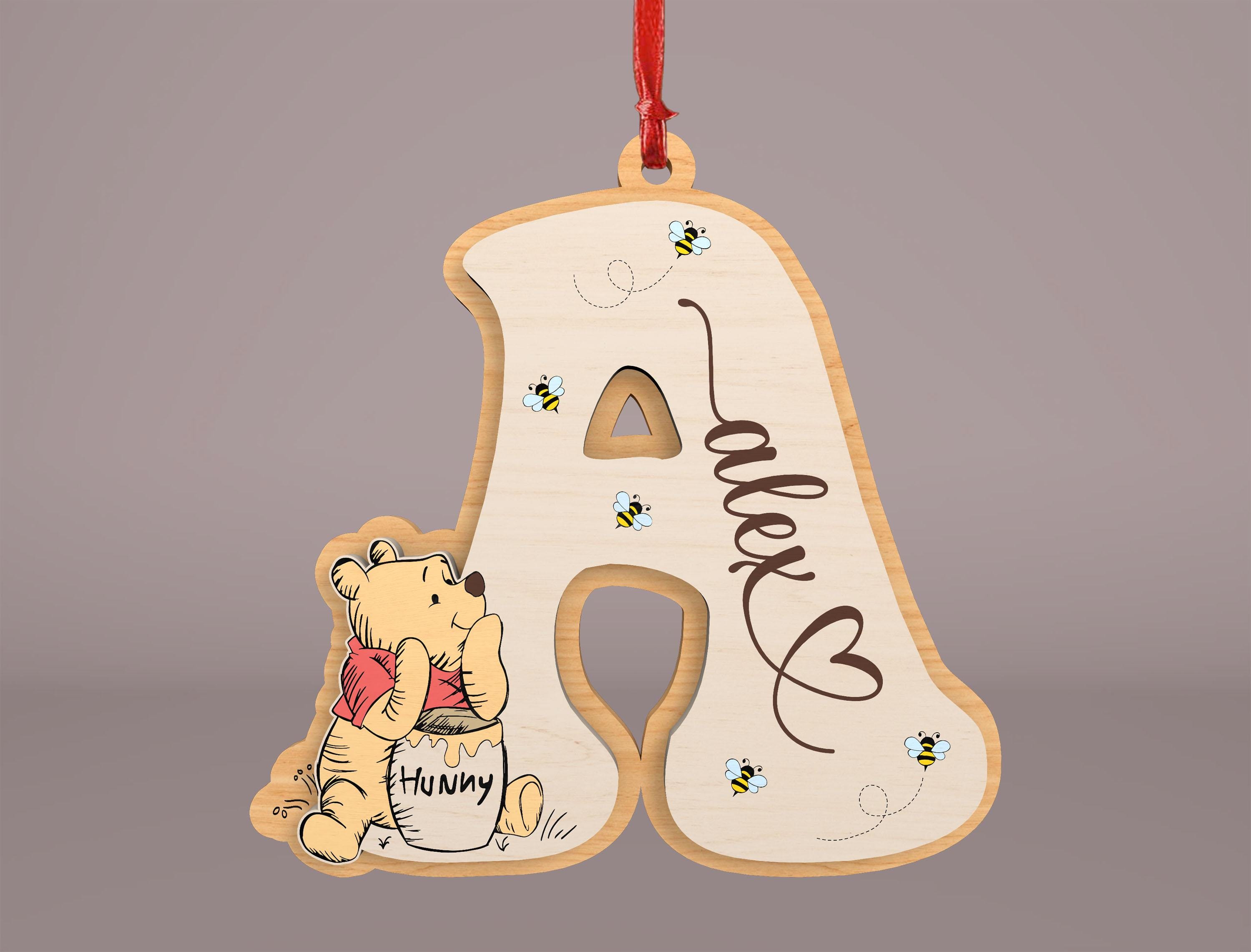 Personalized Cartoon Alphabet Ornament Cut File Svg, Cartoon Characters ...