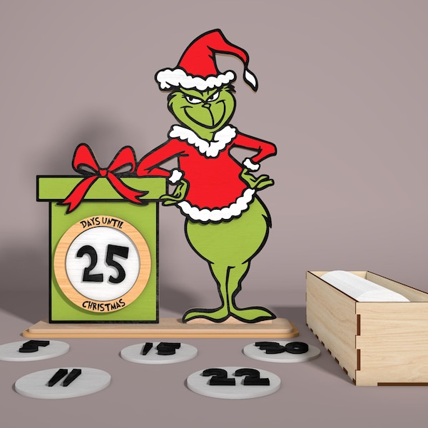 Grinch Countdown - Etsy