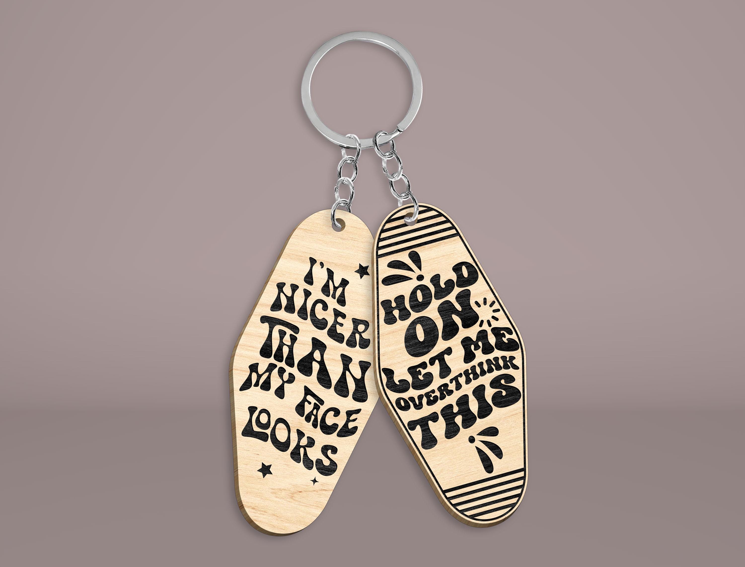 Snarky Motel Keychain SVG Bundle, Sarcastic Motel Keychain Svg, Funny ...