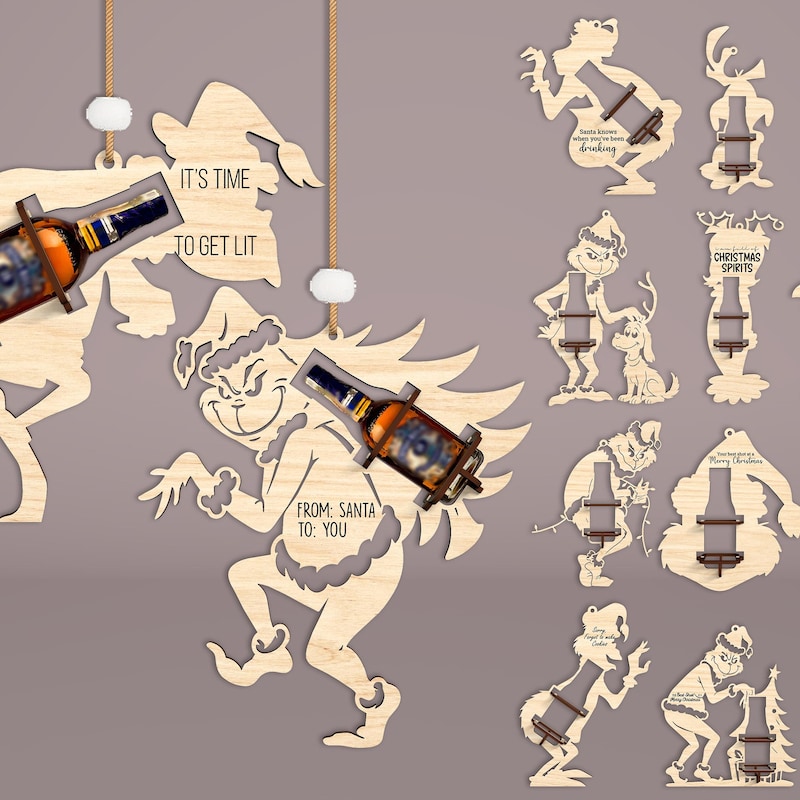 Bottle Holder Stl Laser - Etsy