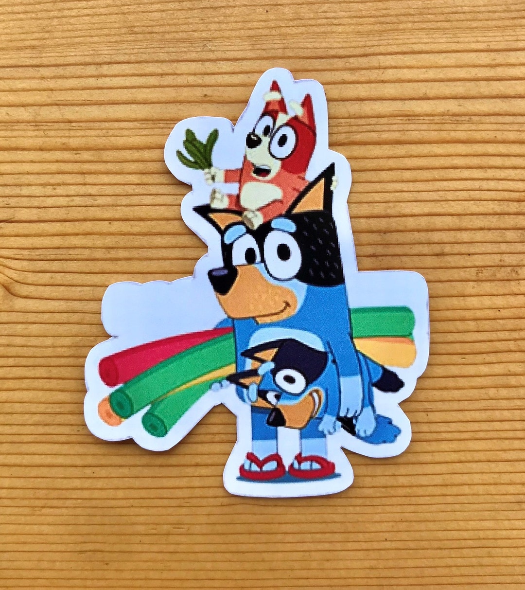 Bluey Vinyl Decal Sticker Bluey Funny Bluey Sticker for - Etsy Ireland