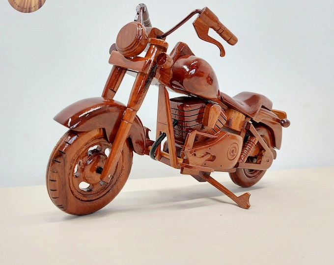 Wooden Handmade Harley Davidson Motorcycle Replica Model - Etsy
